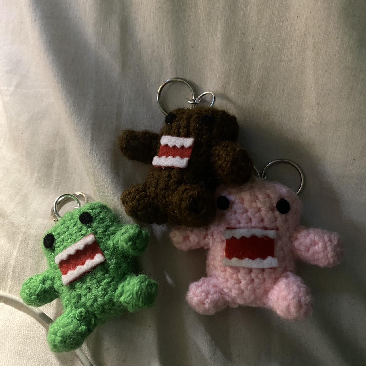 Domo Kun crochet keychains!!🤓 Handmade Super... - Depop