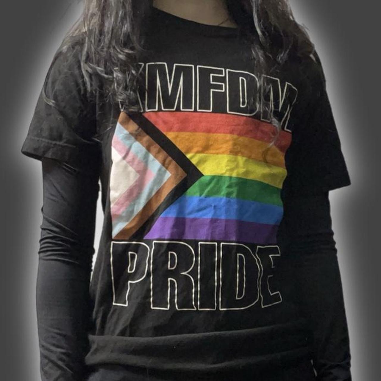 KMFDM PRIDE SHIRT authentic merch !! 100%... - Depop