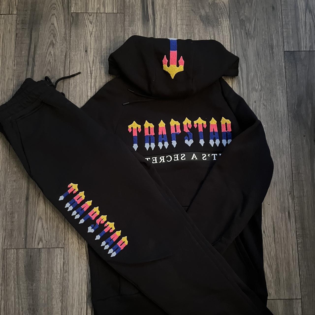 men’s trapstar candy tracksuit condition - 10/10... - Depop