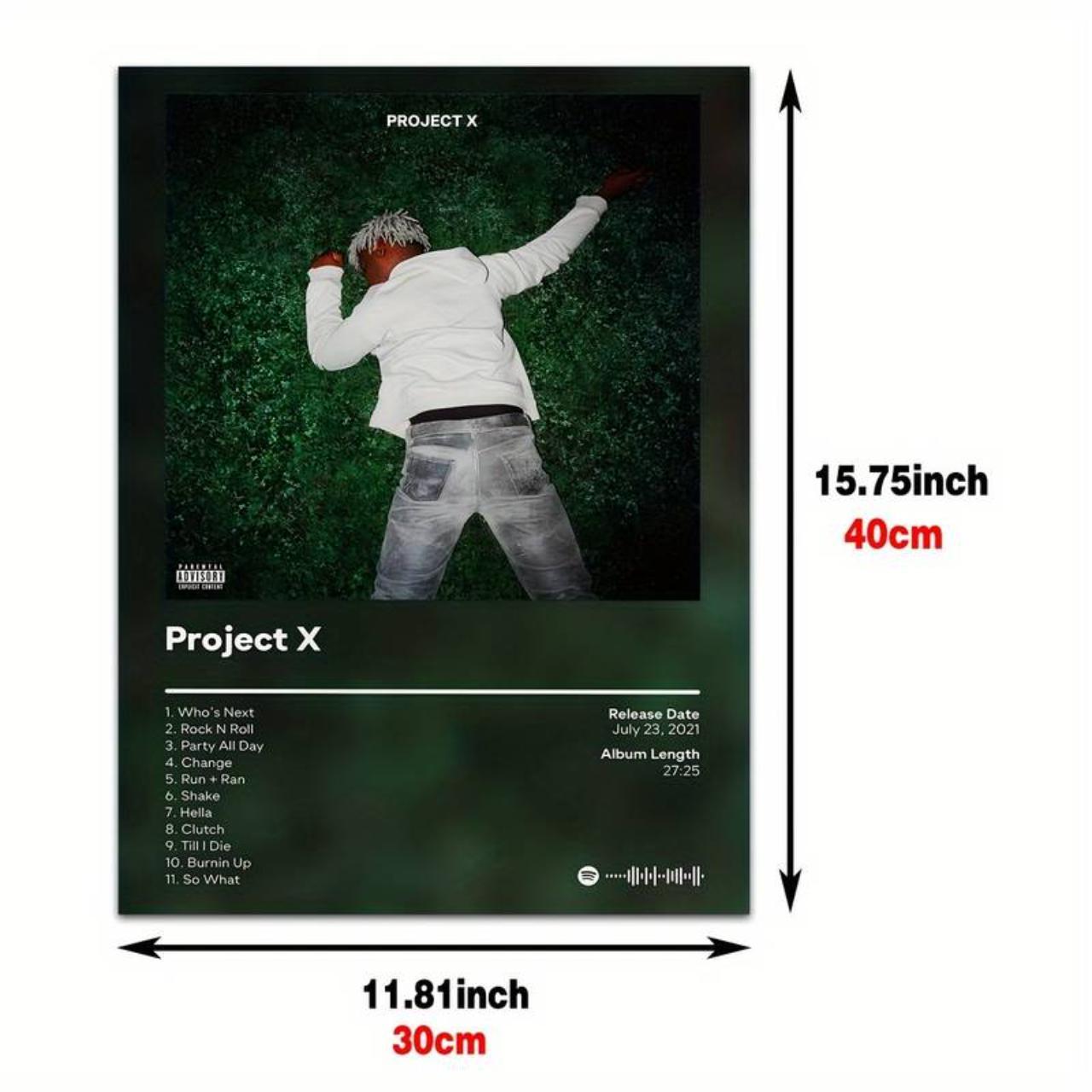 Album Cover Poster "Project X" - Depop