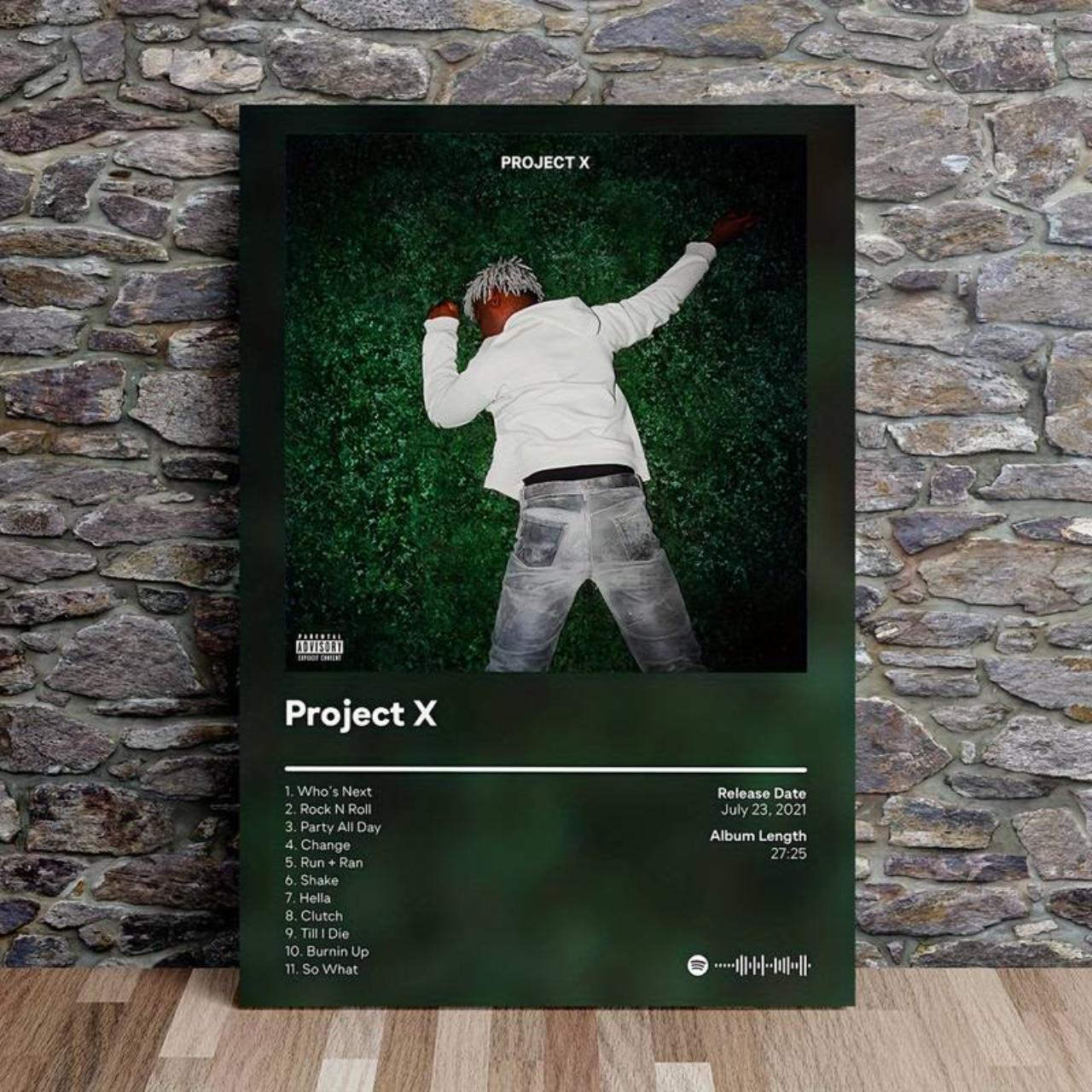 Album Cover Poster "Project X" - Depop