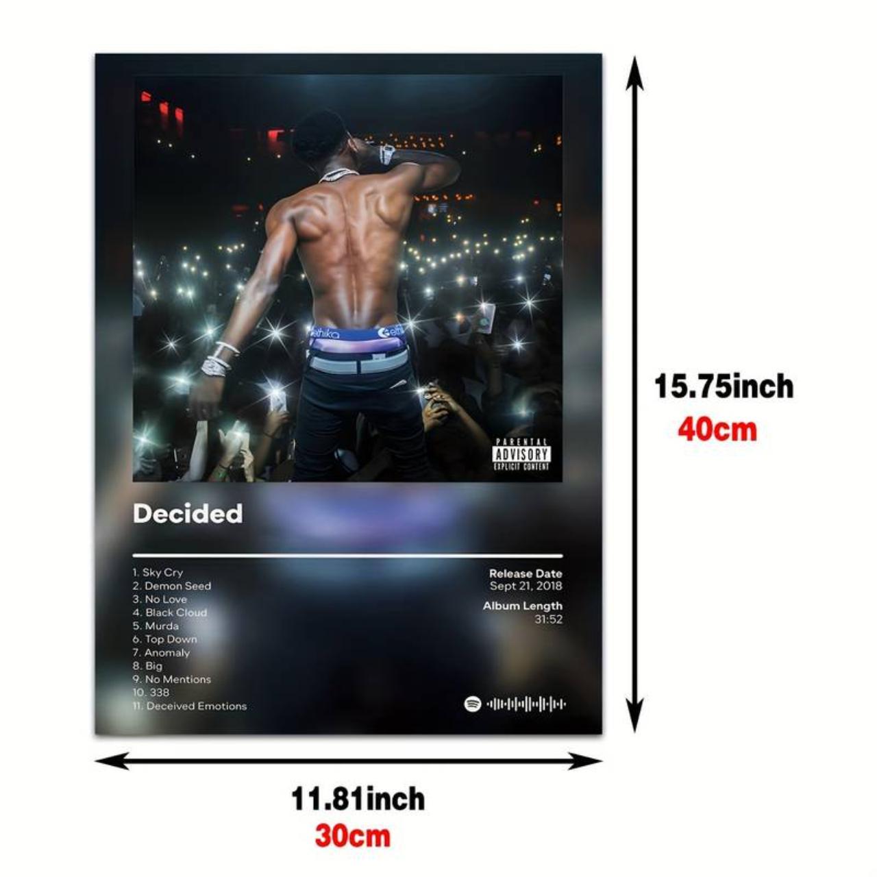 Album Cover Poster "Decided" - Depop