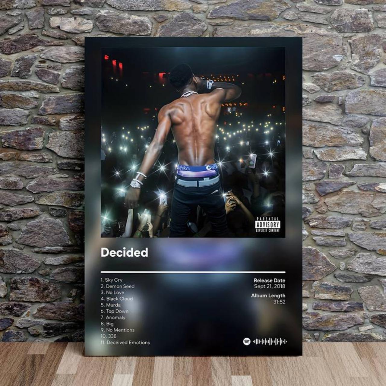 Album Cover Poster "Decided" - Depop