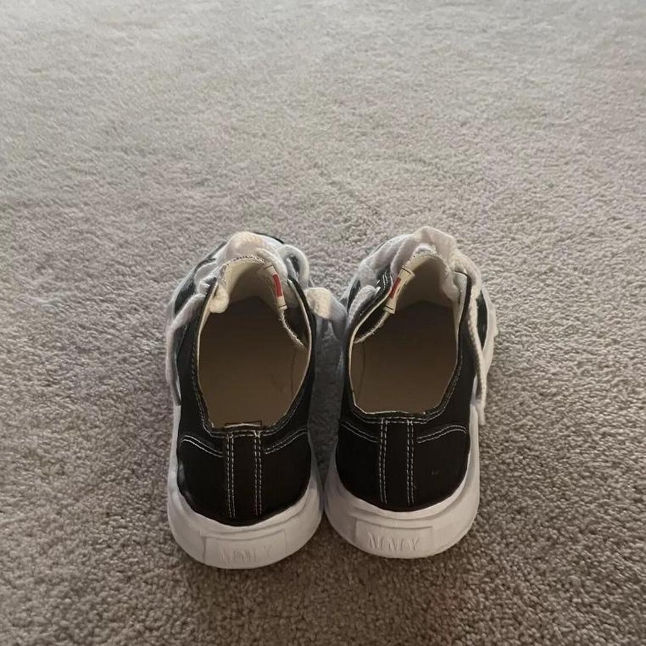 Maison Mihara Yasuhiro Converse black and white... - Depop