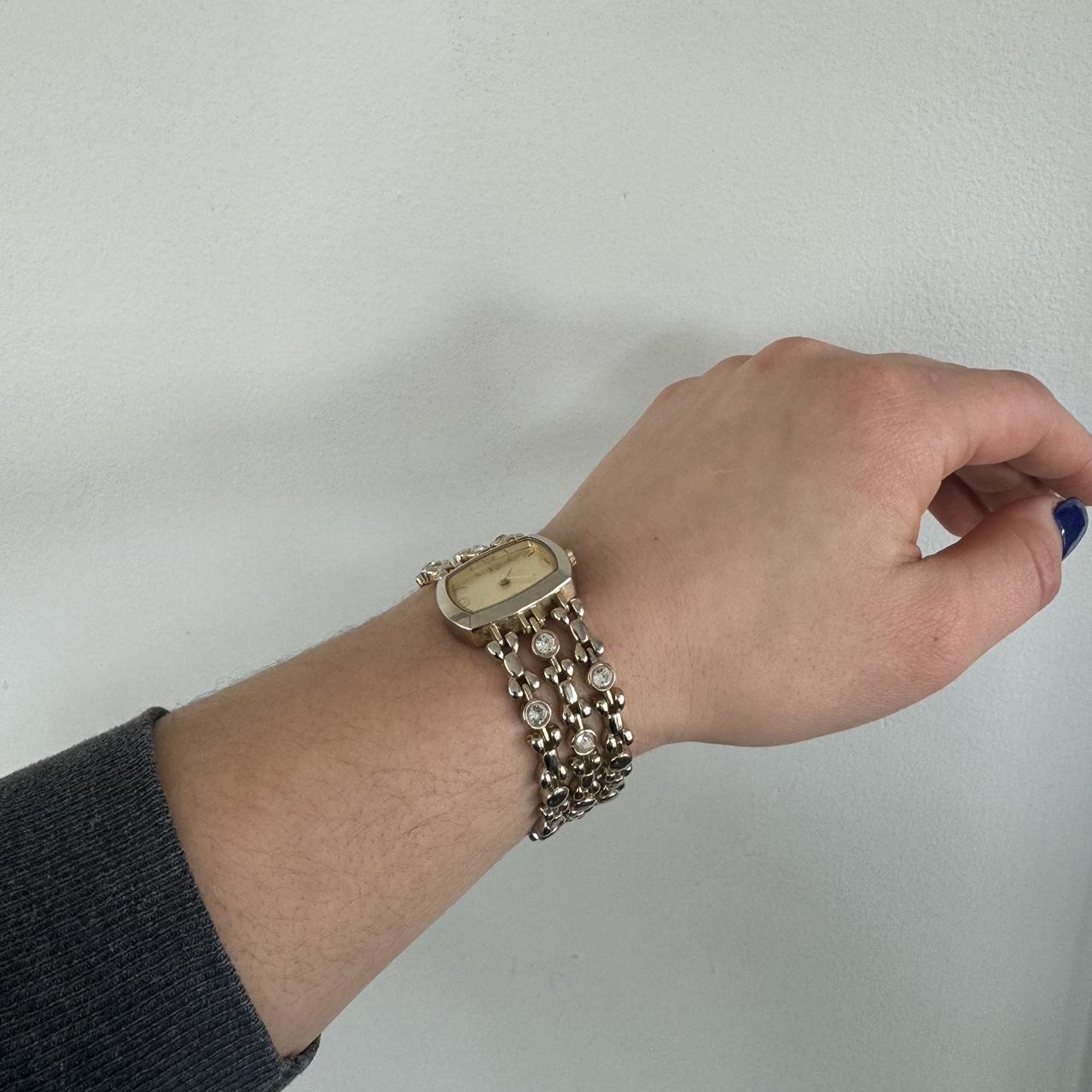 beautiful three strand japanese movement watch,... - Depop