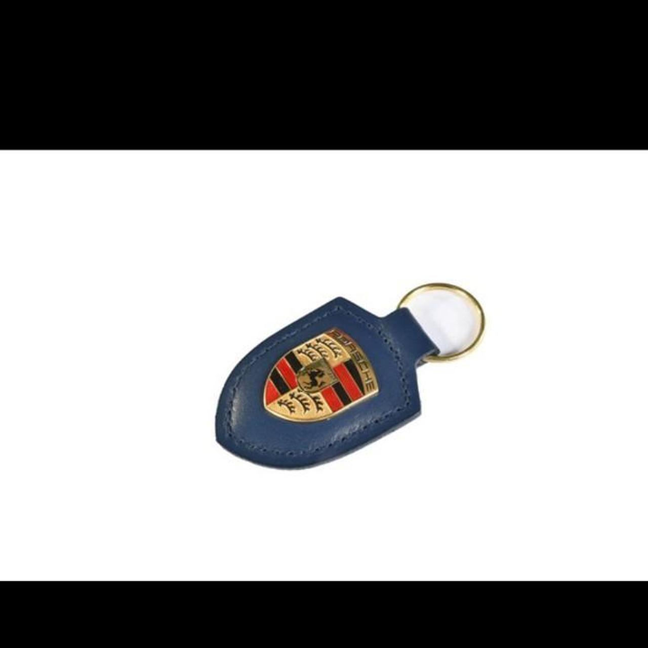 AUTHENTIC PORSCHE KEYCHAIN IN CLASSIC COLOR CREST... - Depop