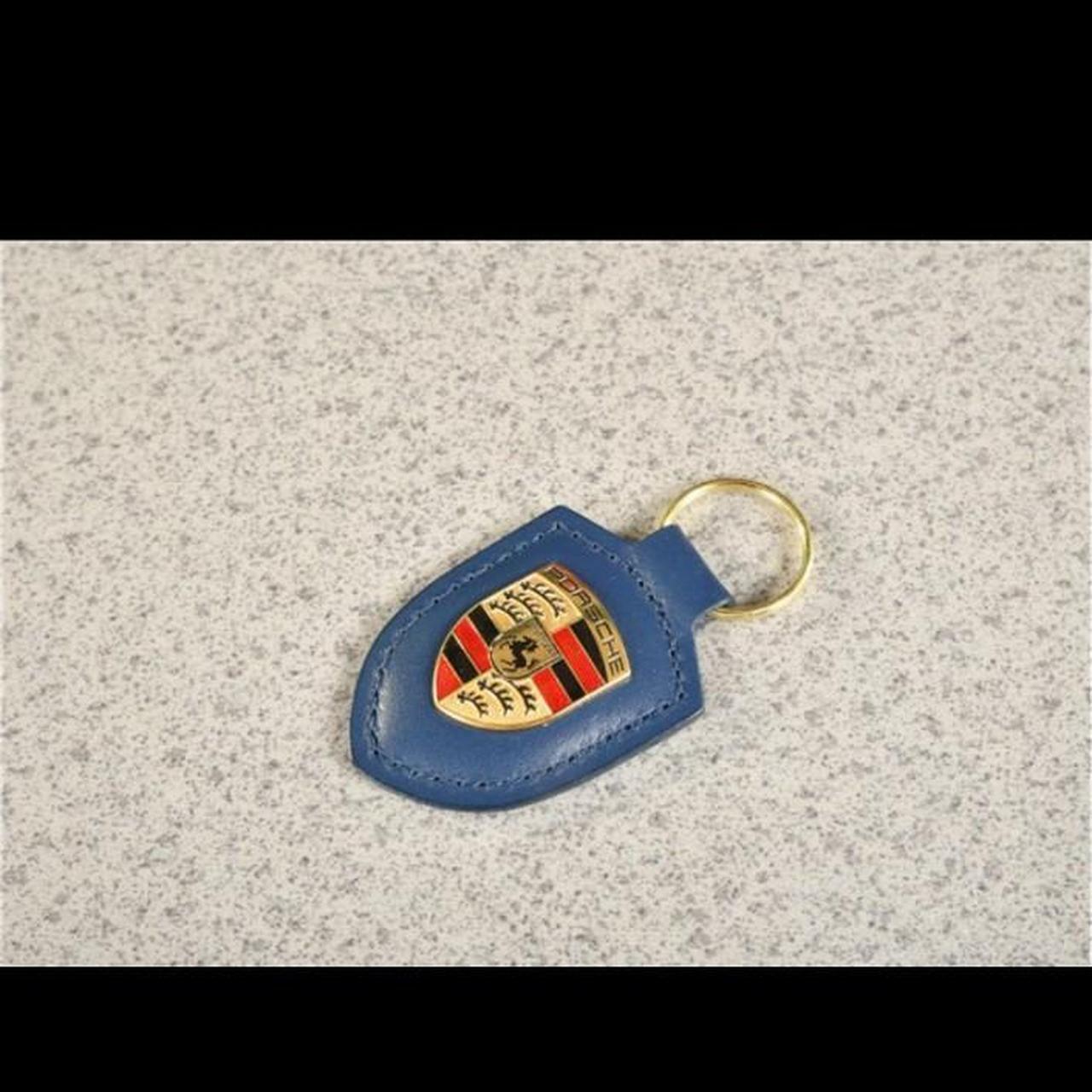 AUTHENTIC PORSCHE KEYCHAIN IN CLASSIC COLOR CREST... - Depop