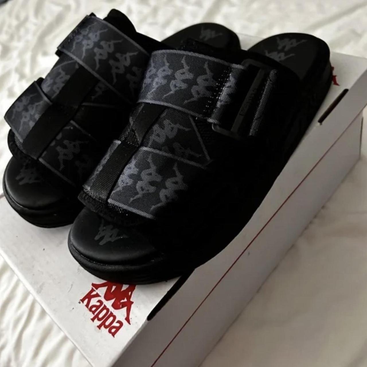 Kappa slides don’t fit me they’re in good... - Depop