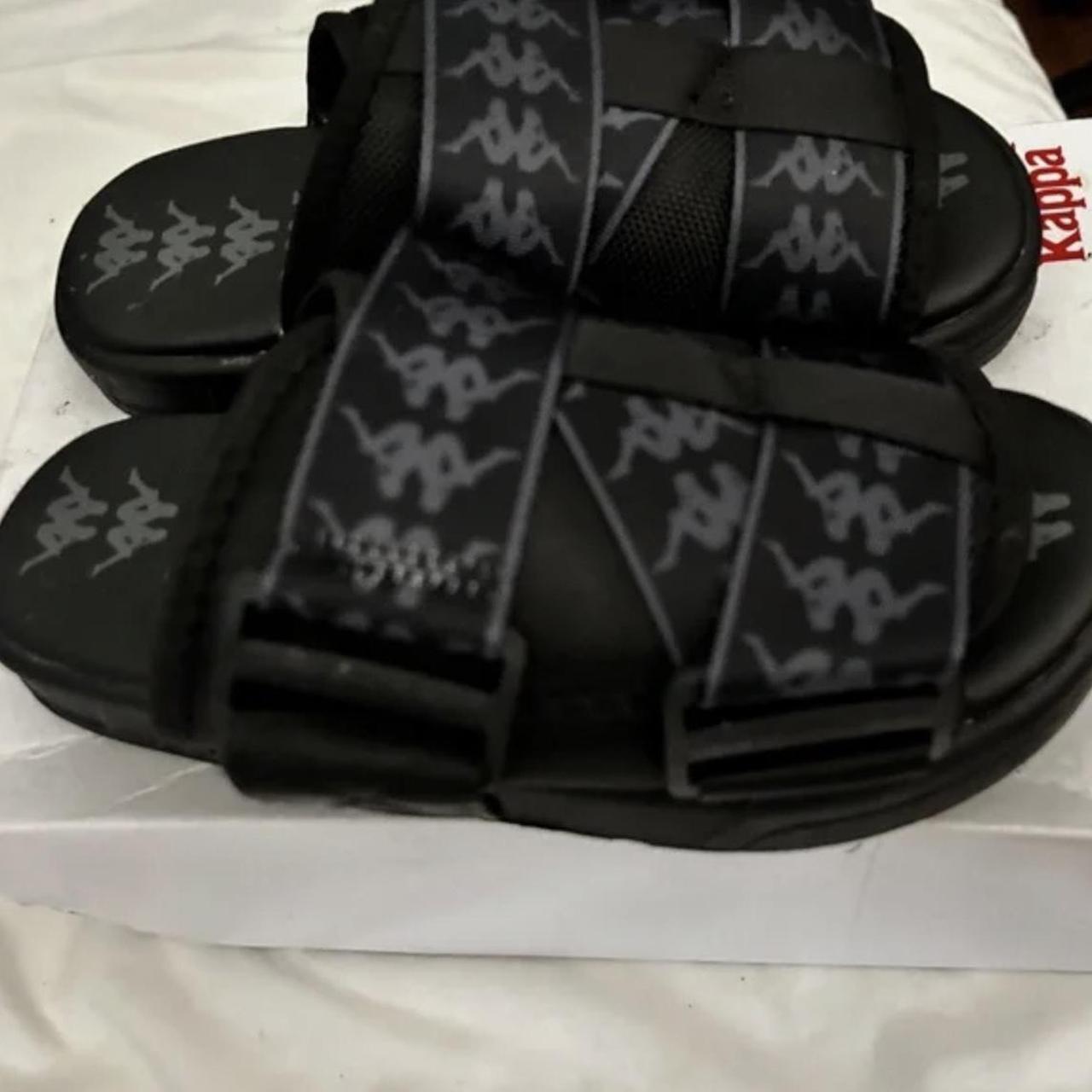 Kappa slides don’t fit me they’re in good... - Depop