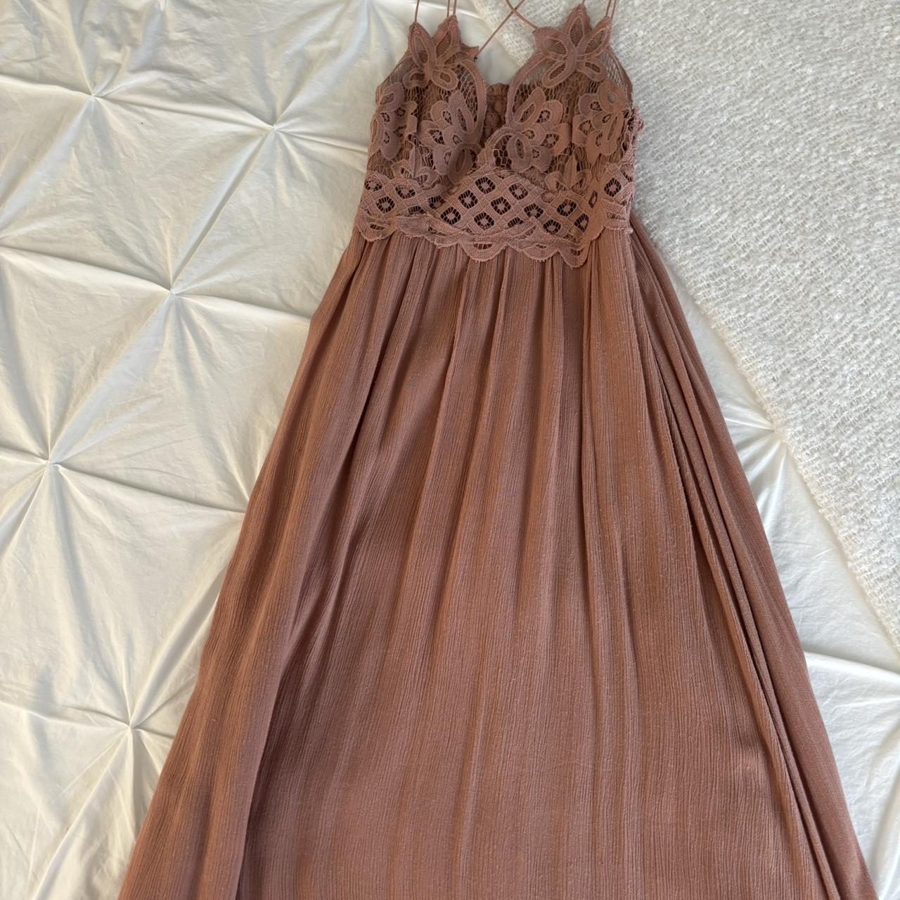 Free people dress, free people Adella maxi dress - Depop