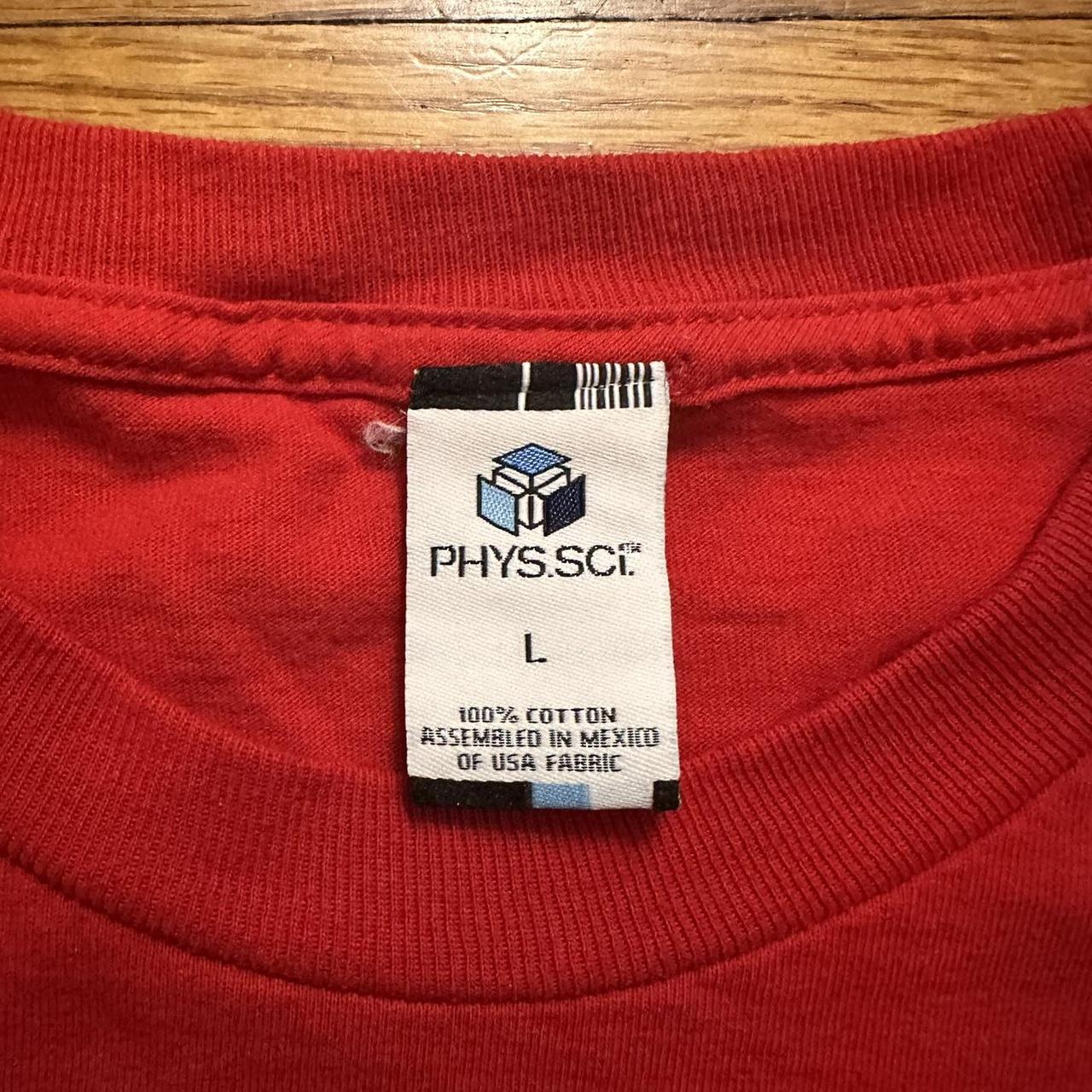 Insanely sick vintage y2k phys.sci tee. Awesome... - Depop