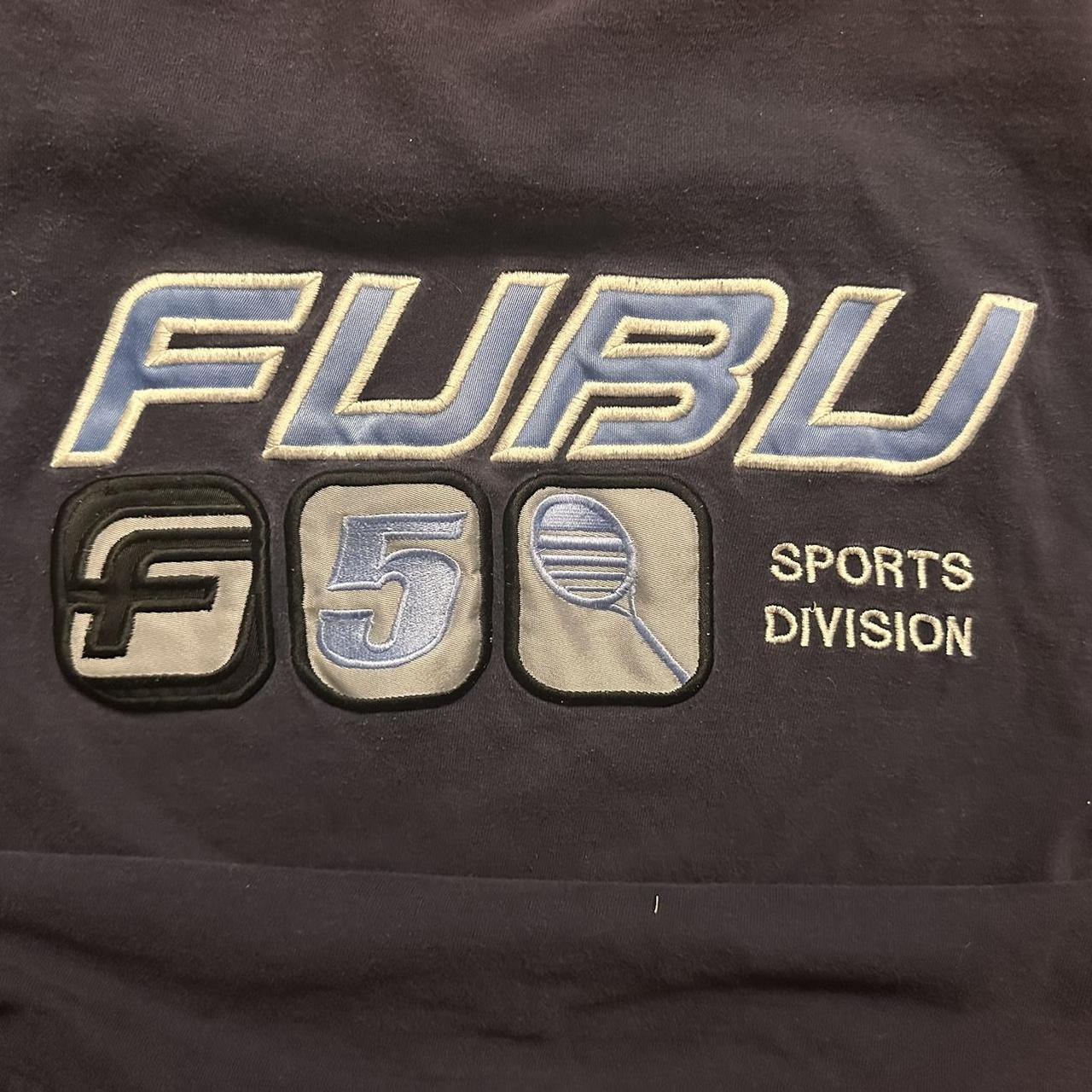 Vintage y2k 90sembroidered fubu shirt very cool.... - Depop