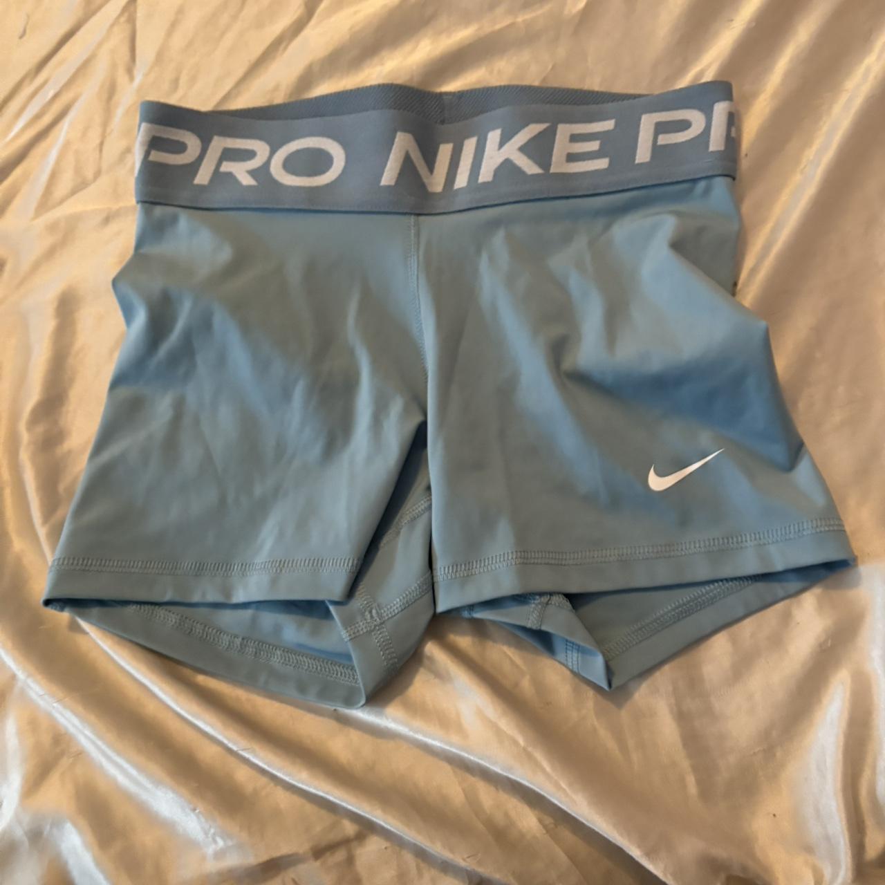 Baby blue Nike pros | Depop