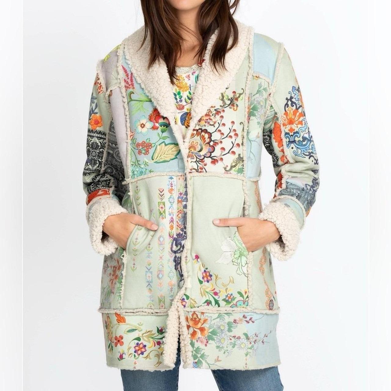 Biya x Johnny Was Gigianna Suede Jacket size... | Depop