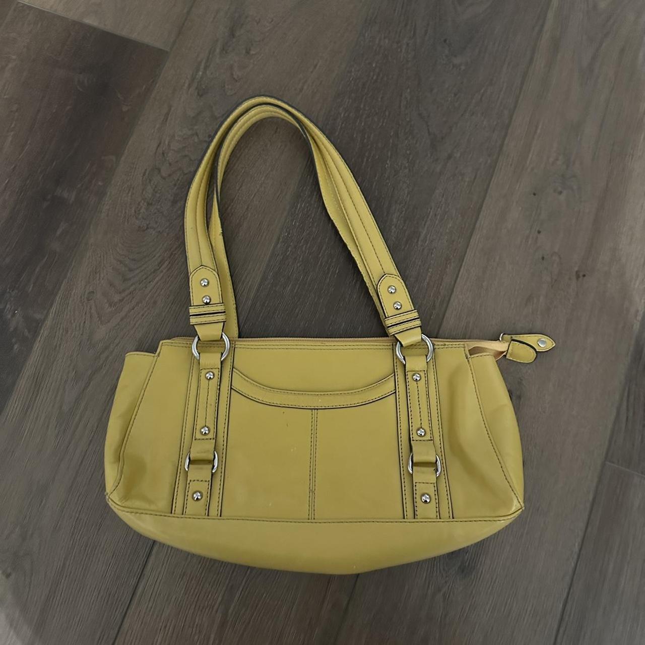 Pelle Studio Yellow Shoulder Bag No flaws Great... - Depop