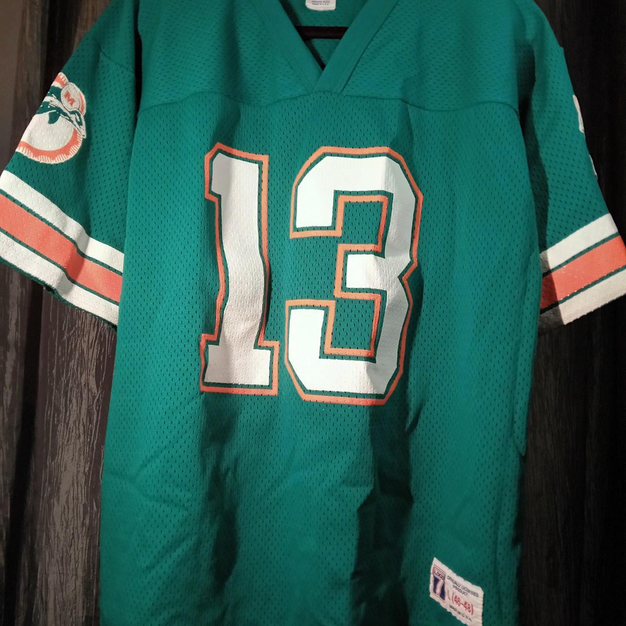 Large - LOGO 7 official MIAMI DOLPHINS NUMBER 13... - Depop