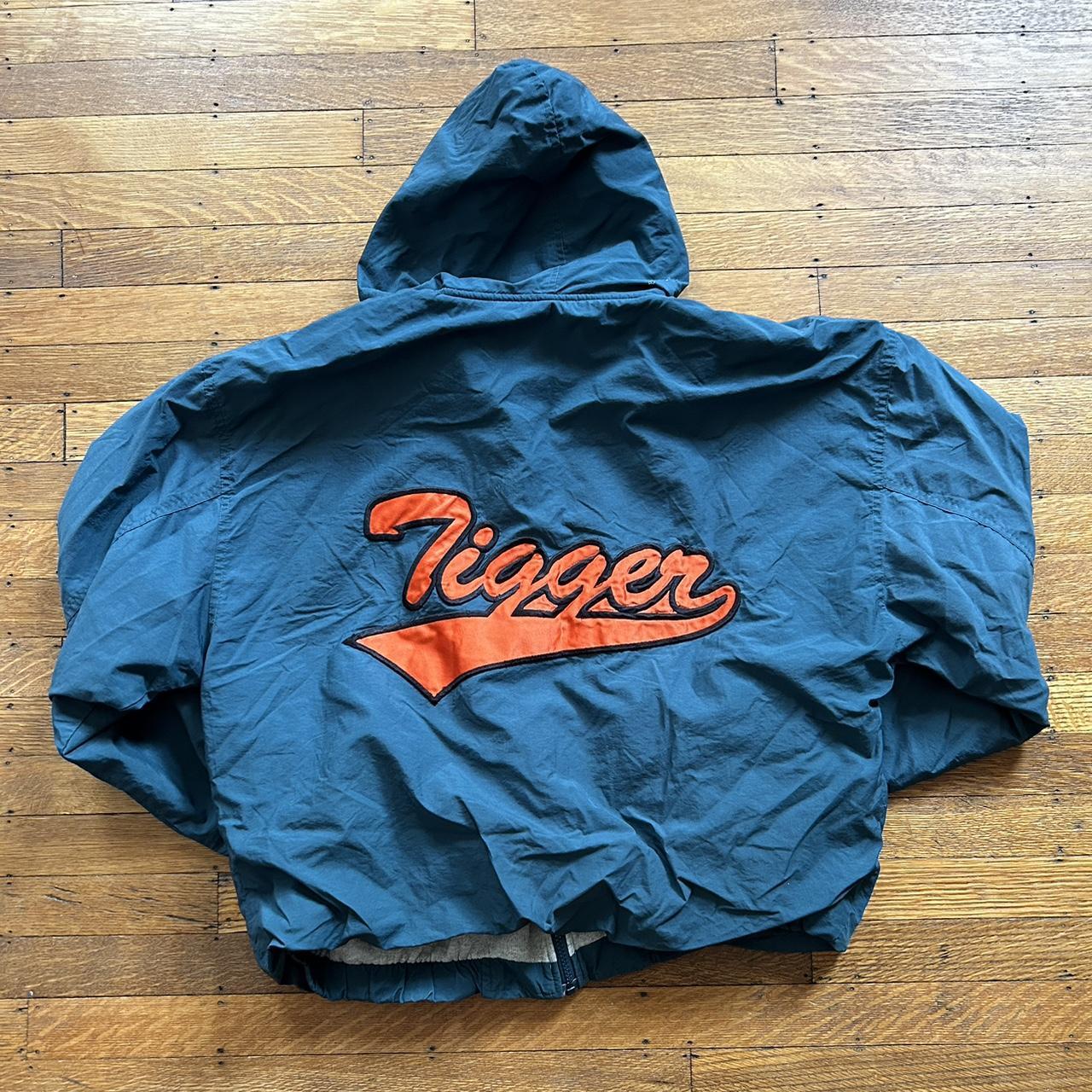 Vintage Disney Tigger hooded coat lined sz M/L - Depop