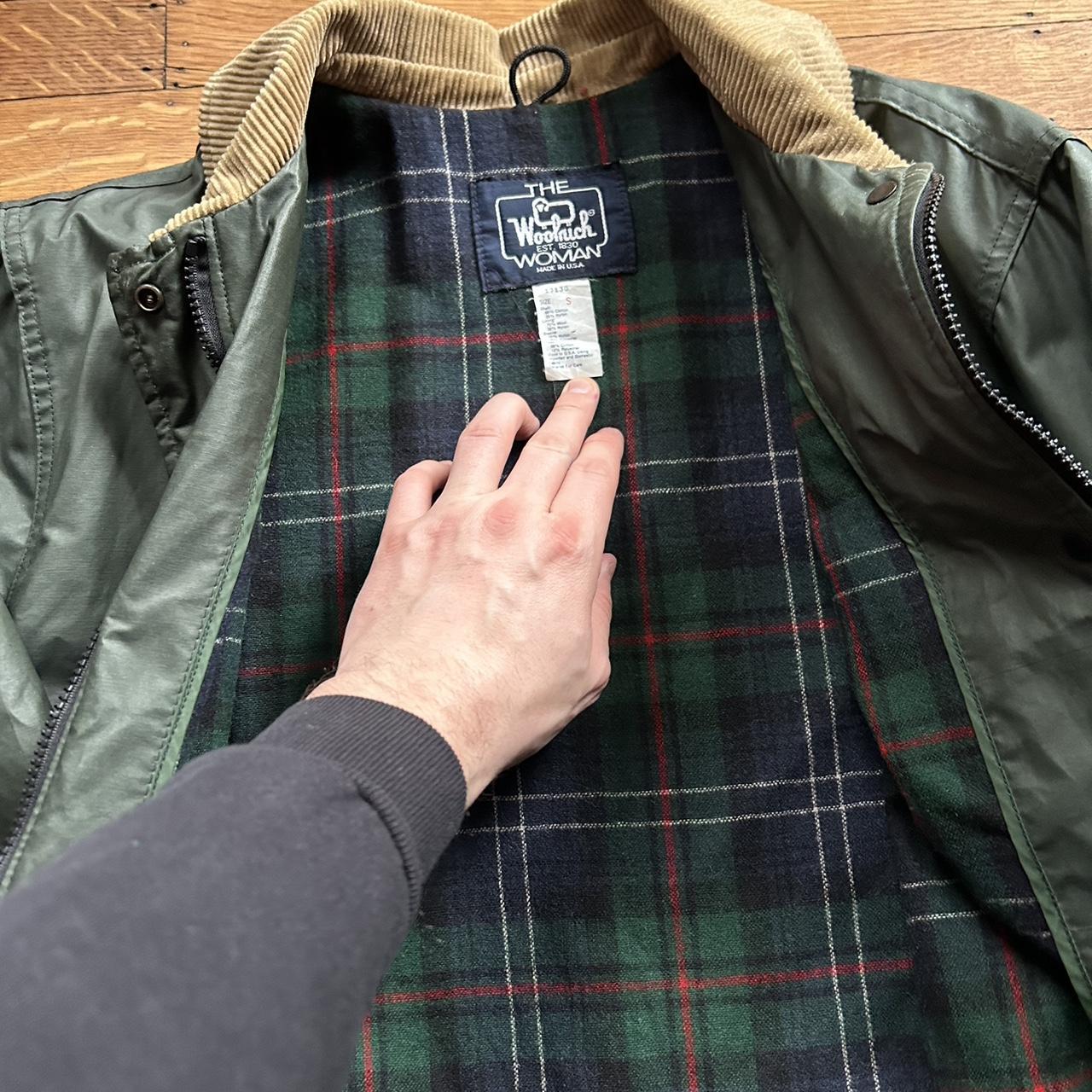 Vintage Woolrich woman’s rain jacket size small... - Depop