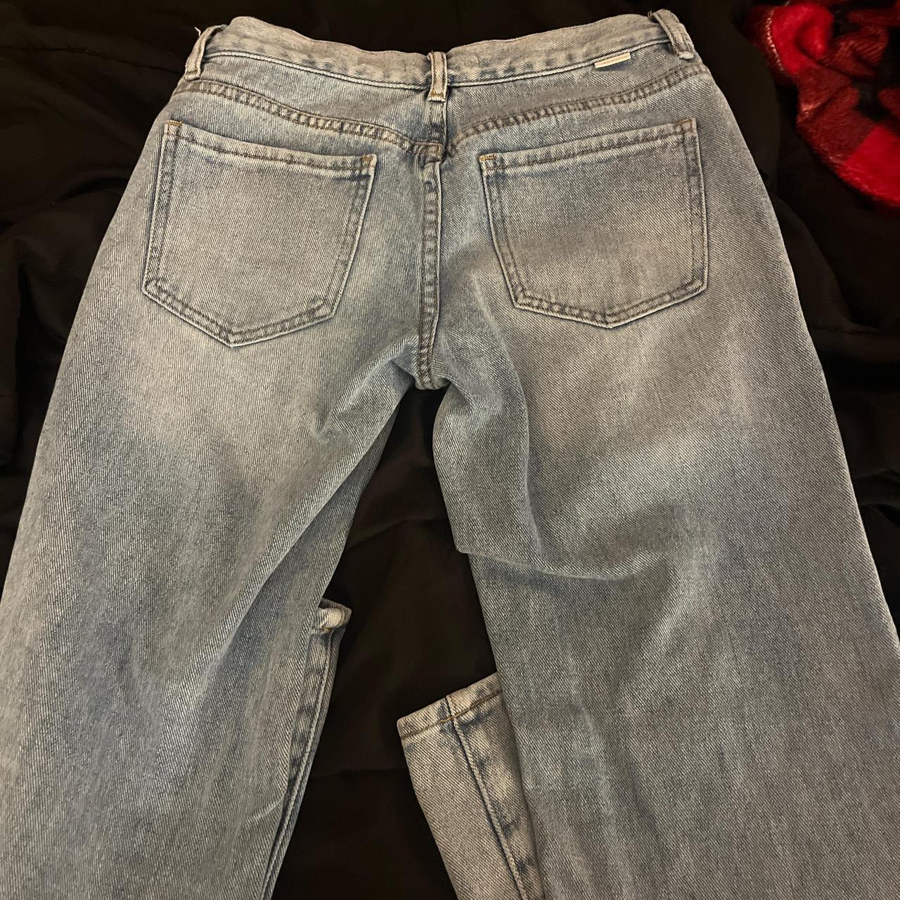 Light blue pacsun jeans low rise straight size 24... - Depop