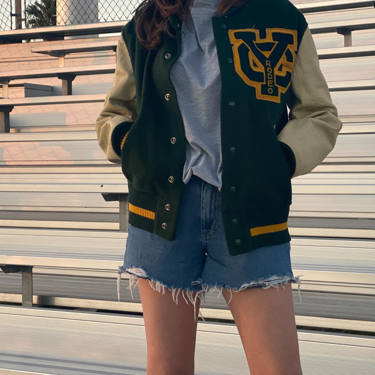 "colt" vintage rodeo varsity letterman jacket; FNL... - Depop