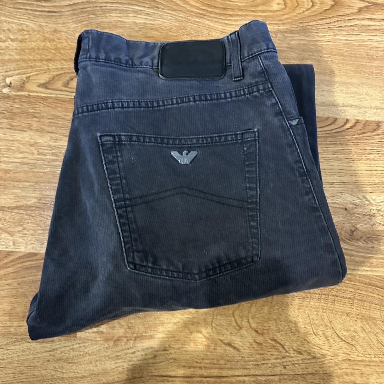 Armani Baggy Jeans Multiple buttons - Depop