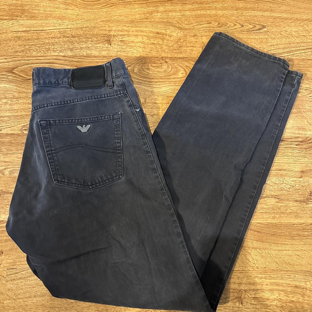 Armani Baggy Jeans Multiple buttons - Depop