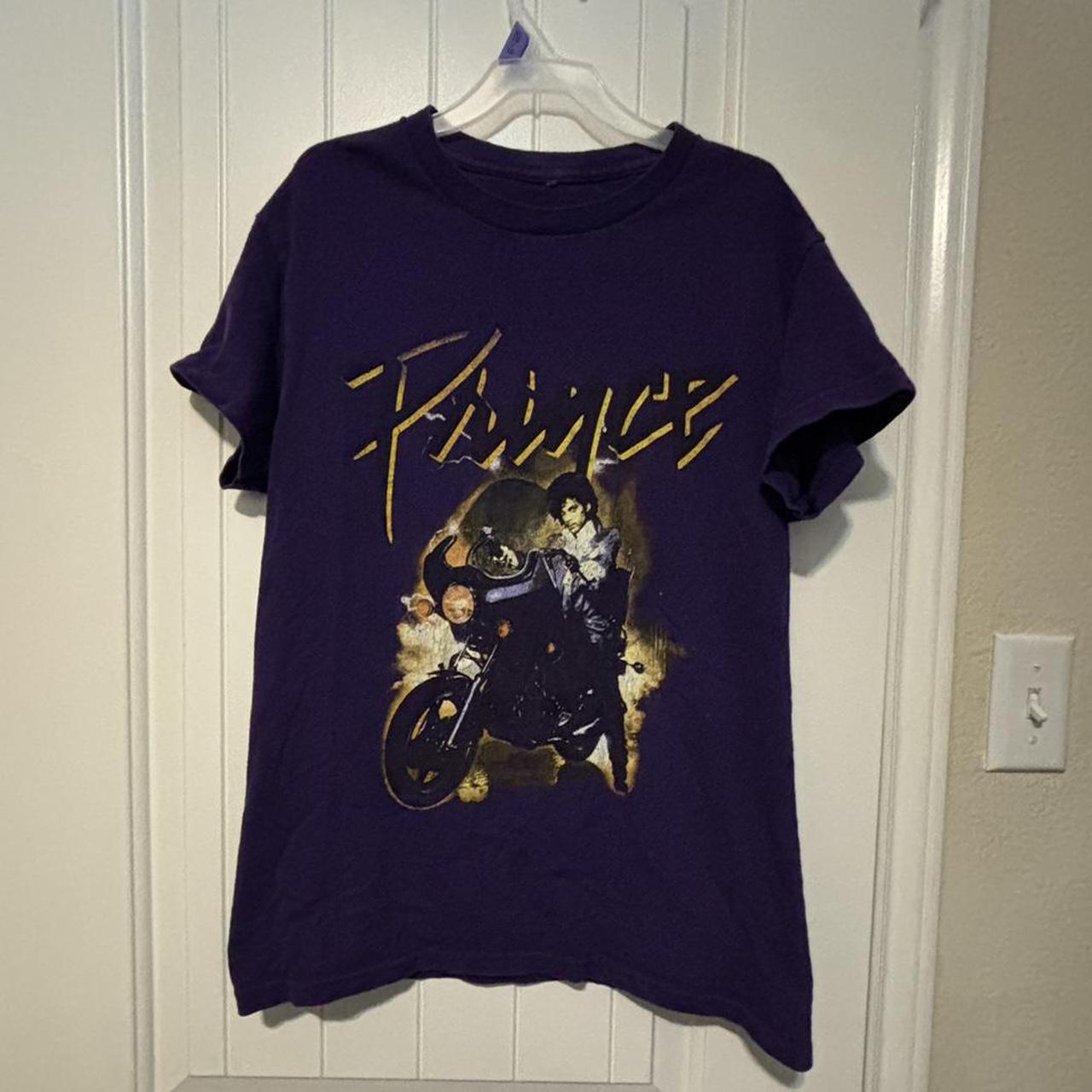 purple rain shirt - Depop