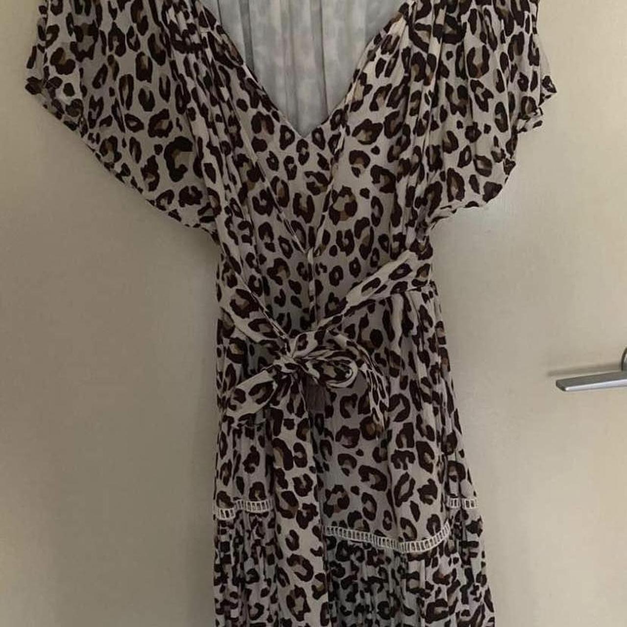 Spell Never worn Bodhi Leopard Mini Dress, Sz XL... - Depop