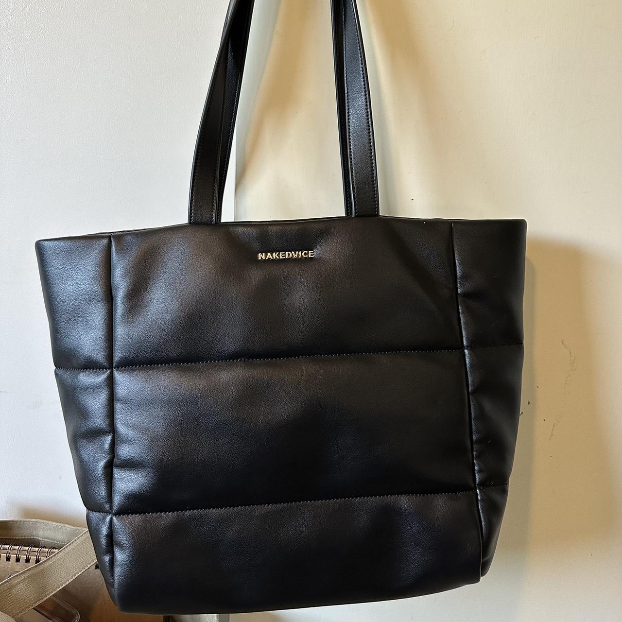 Nakedvice Tully Gold Leather Tote Sold out... - Depop