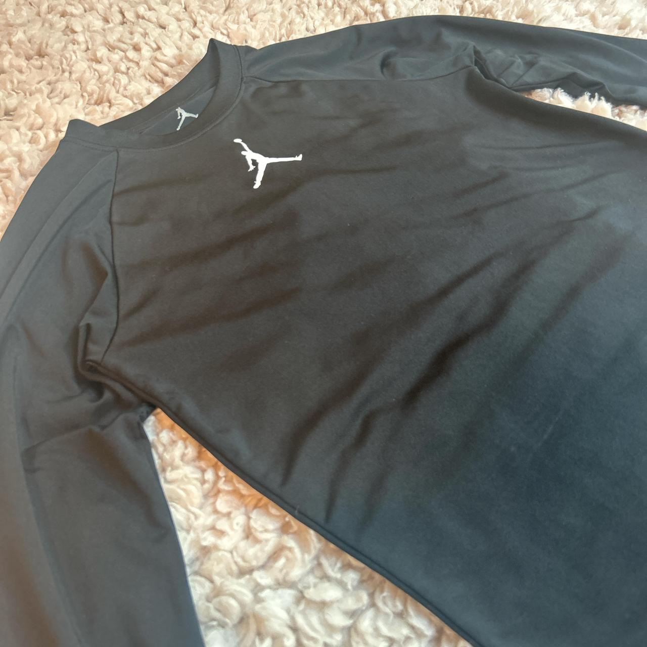 Nike Air Jordan dri-fit compression shirt long-sleeve - Depop