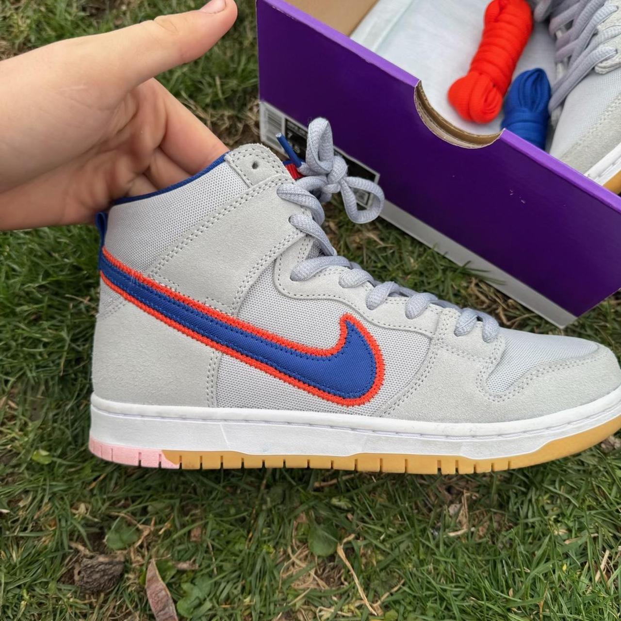 Nike Dunk SB x New York Mets Worn Once, Little... | Depop
