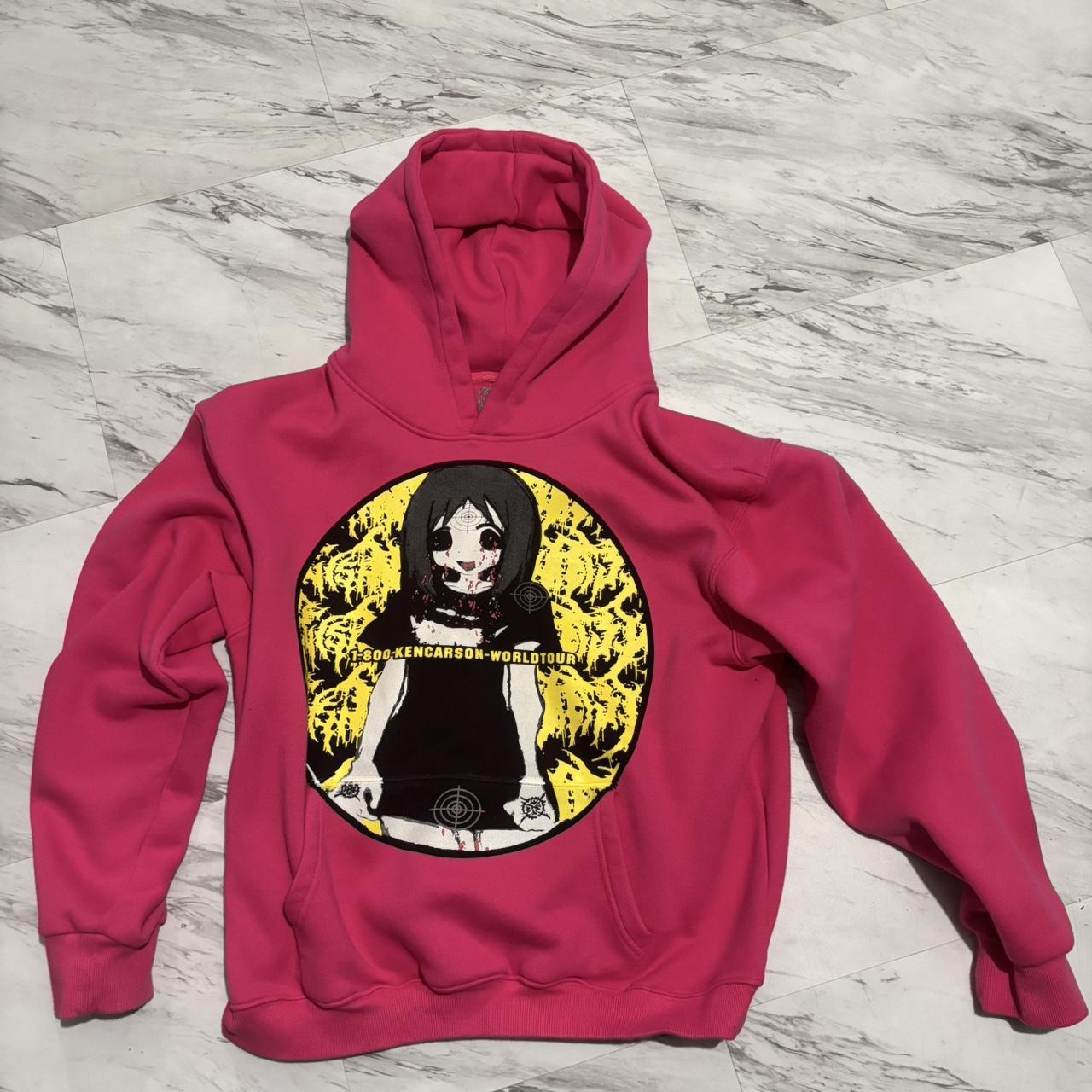 droland miller ken carson pink anime hoodie! NEVER... - Depop