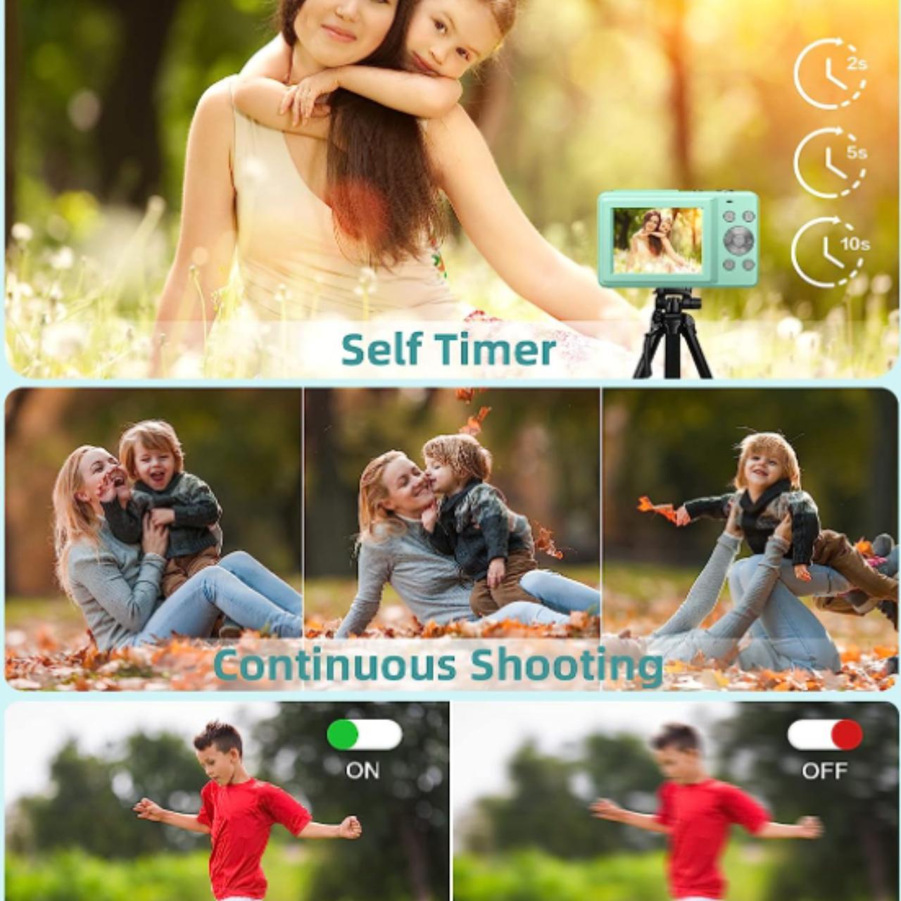 FHD 1080P 44MP Digital Camera - Self Timer,... - Depop