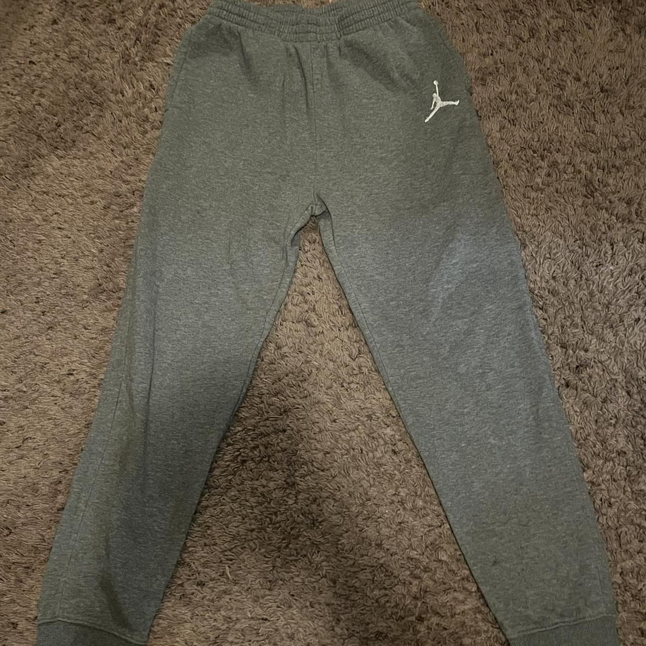 Small gray Jordan sweats (darkish gray) - Depop