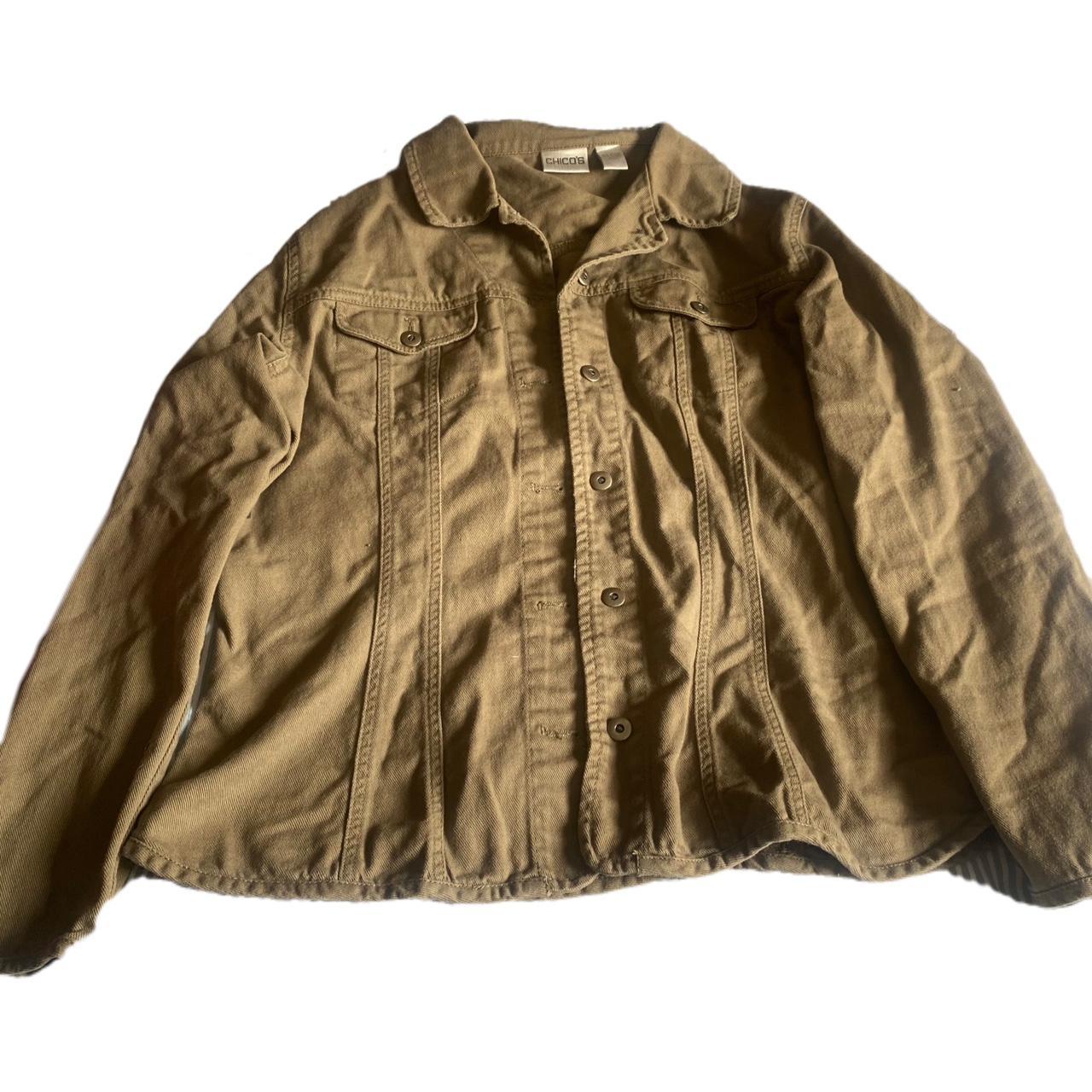Vintage 2000s Chico’s long sleeve collar shirt... - Depop