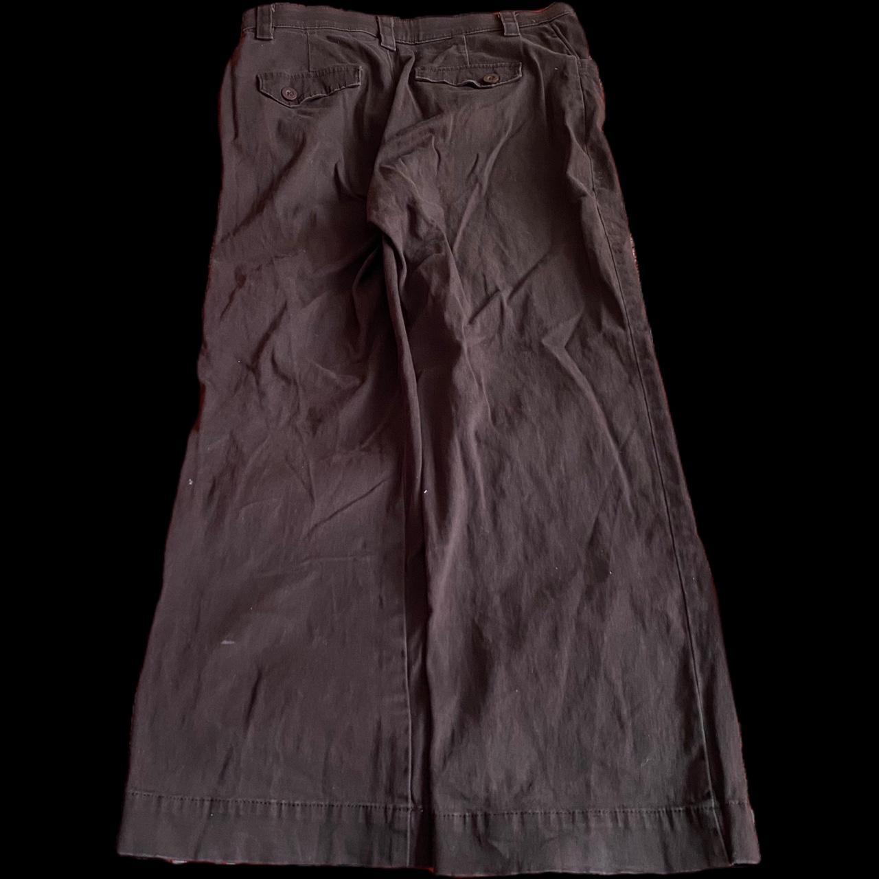 Dark brown vintage y2k sorta baggy not too baggy... - Depop