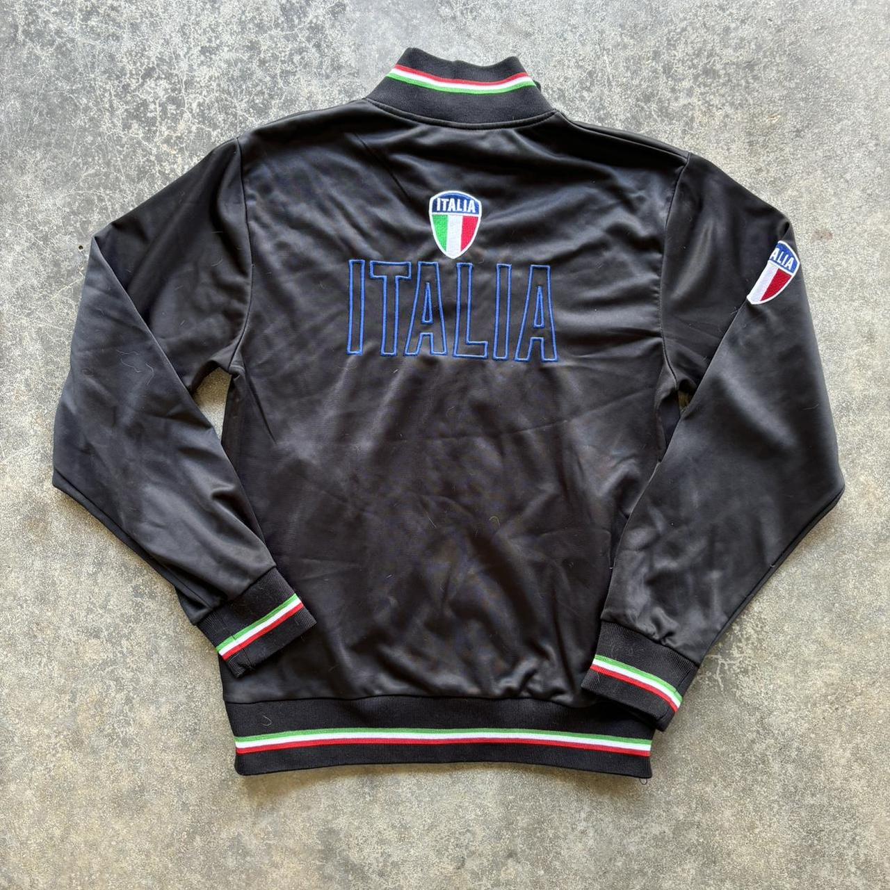 Italia Zip Up Jacket Size M - 18.5in x 24in -... - Depop