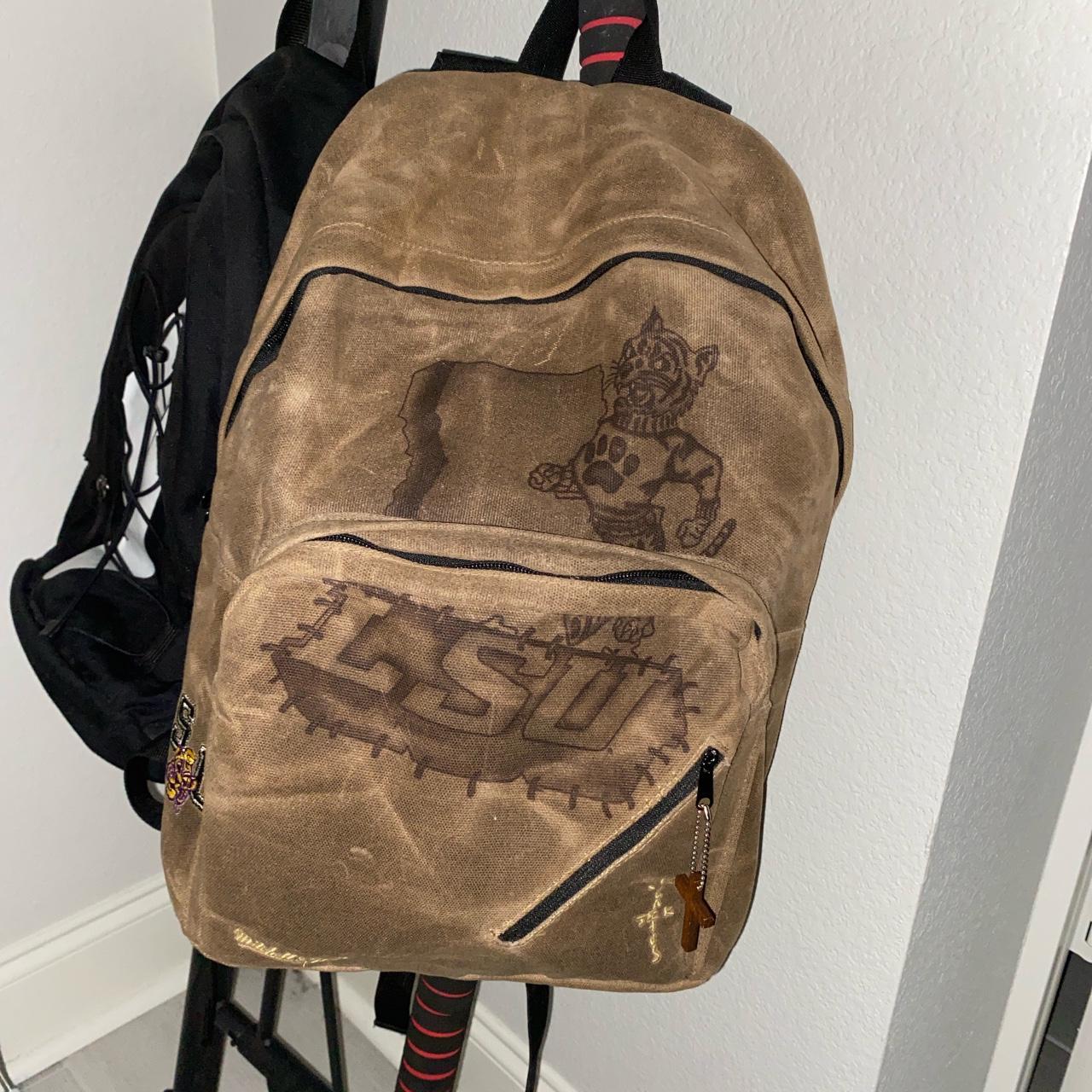 Travis Scott backpack collaborated with LSU - Depop