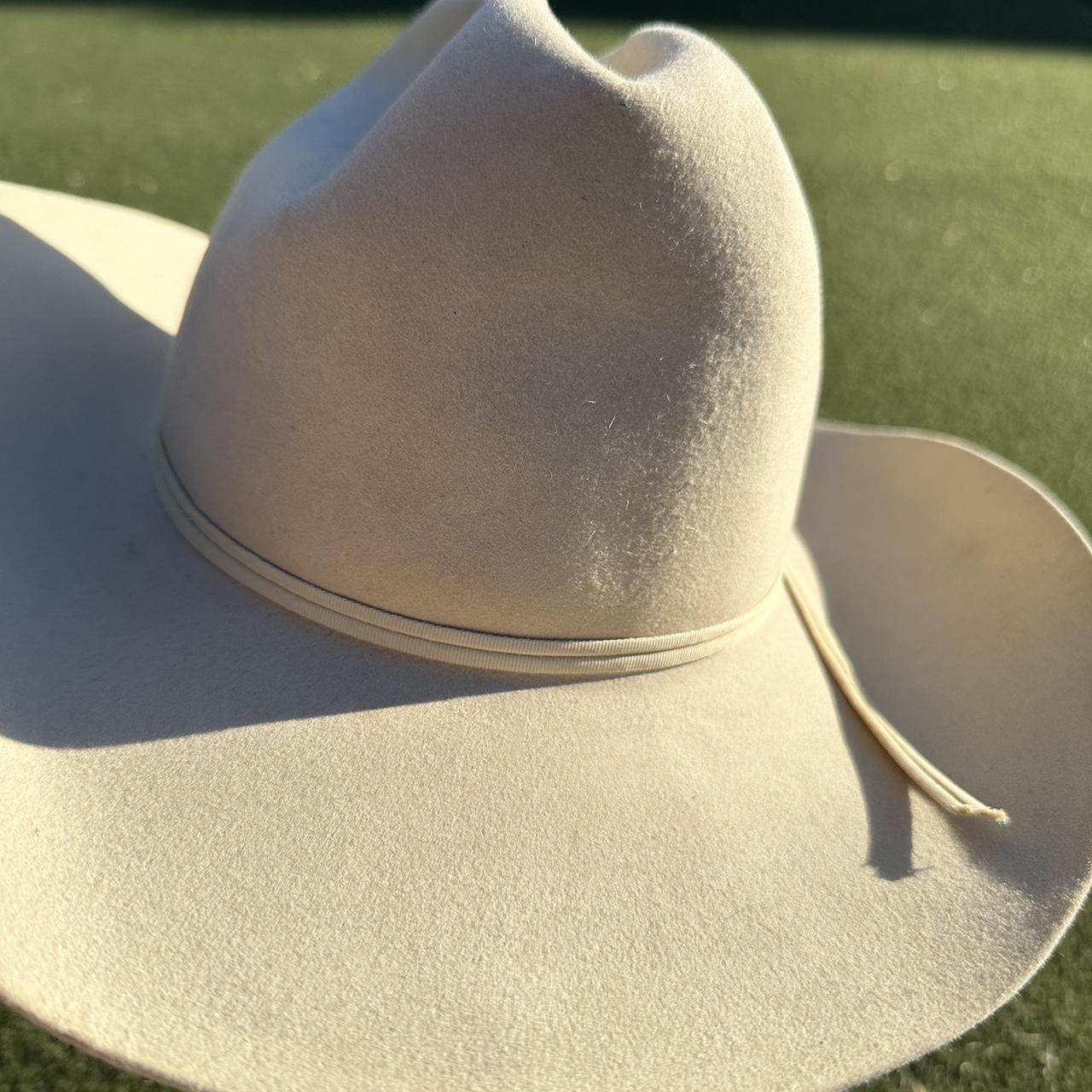 Vintage Stetson cowboy hat Classic style white 10x... - Depop