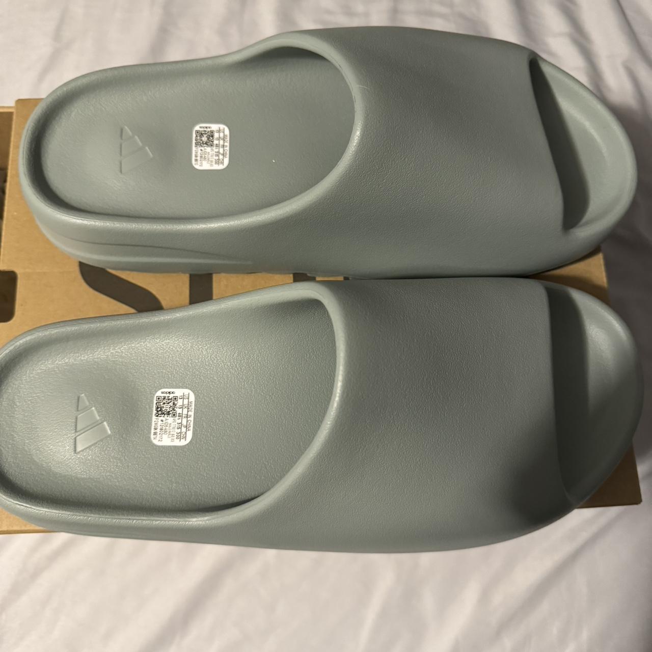 Salt Yeezy slides size 13 brand new never worn with... - Depop