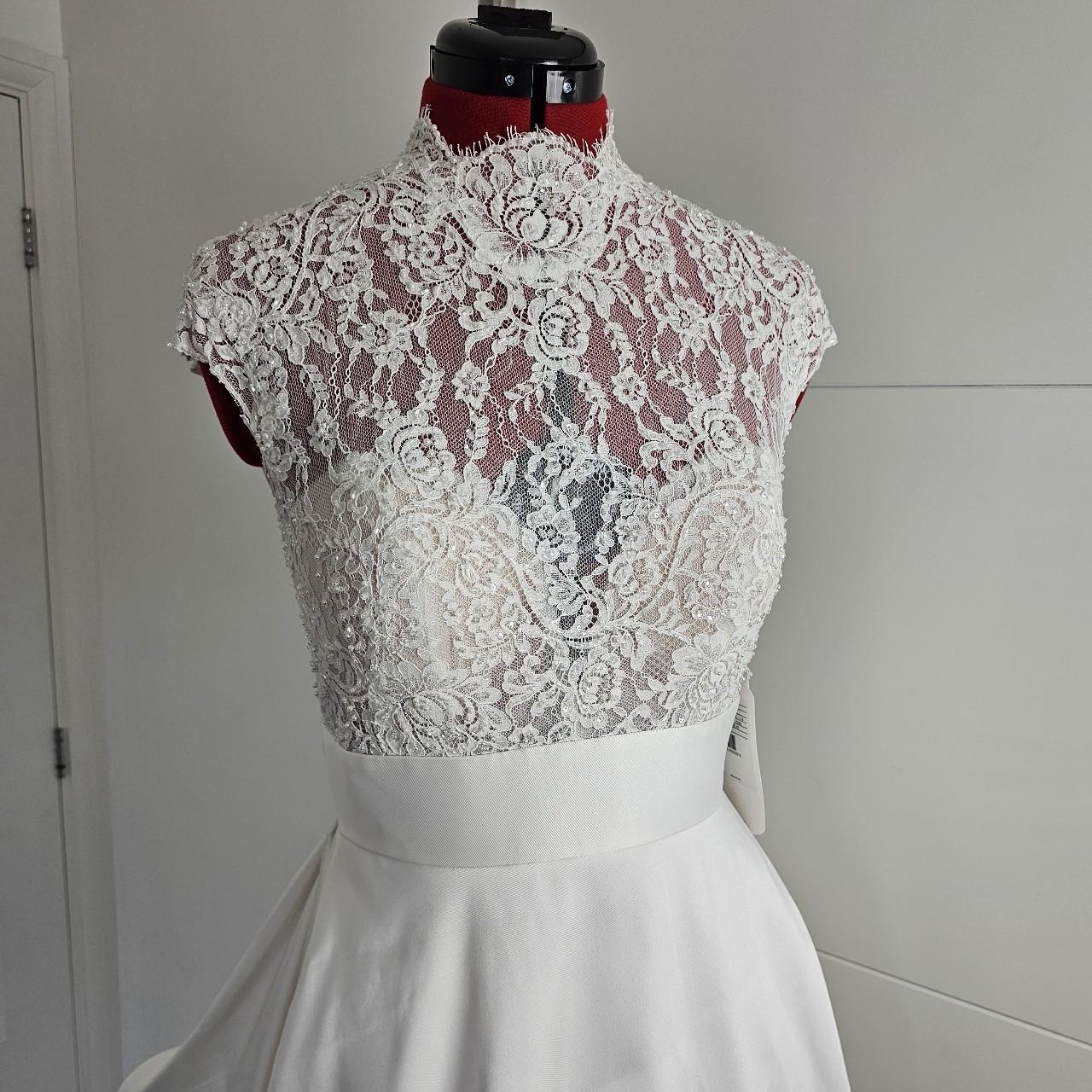 Ambrielle Off White Wedding Dress by Nicole... - Depop