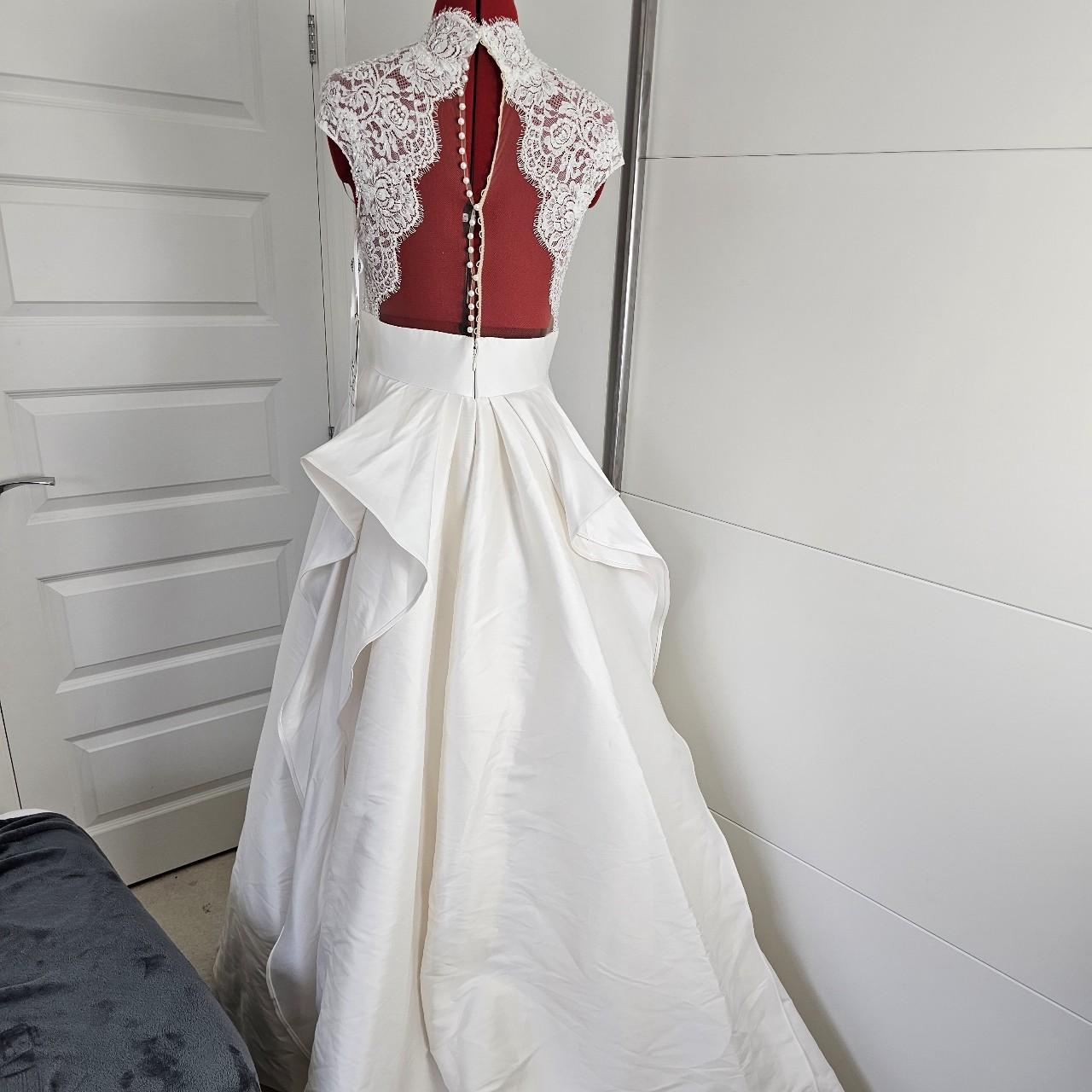 Ambrielle Off White Wedding Dress by Nicole... - Depop