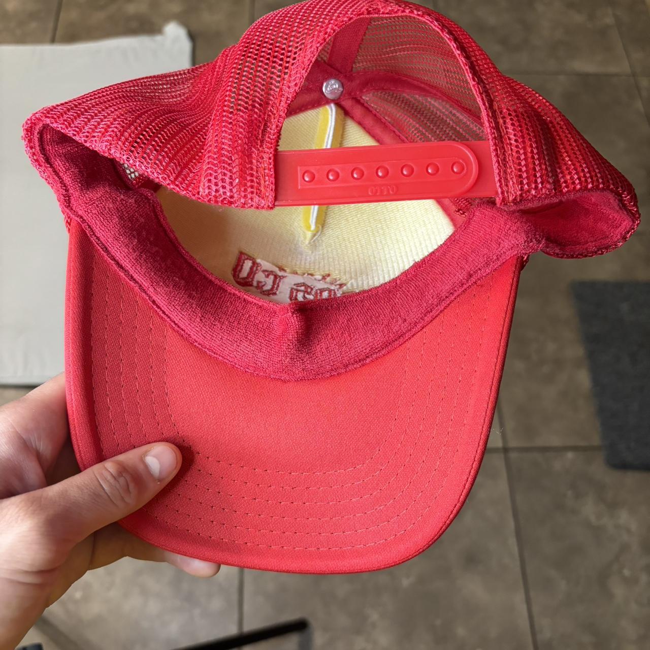 Red Trucker Hat All Gas No Breaks - Depop