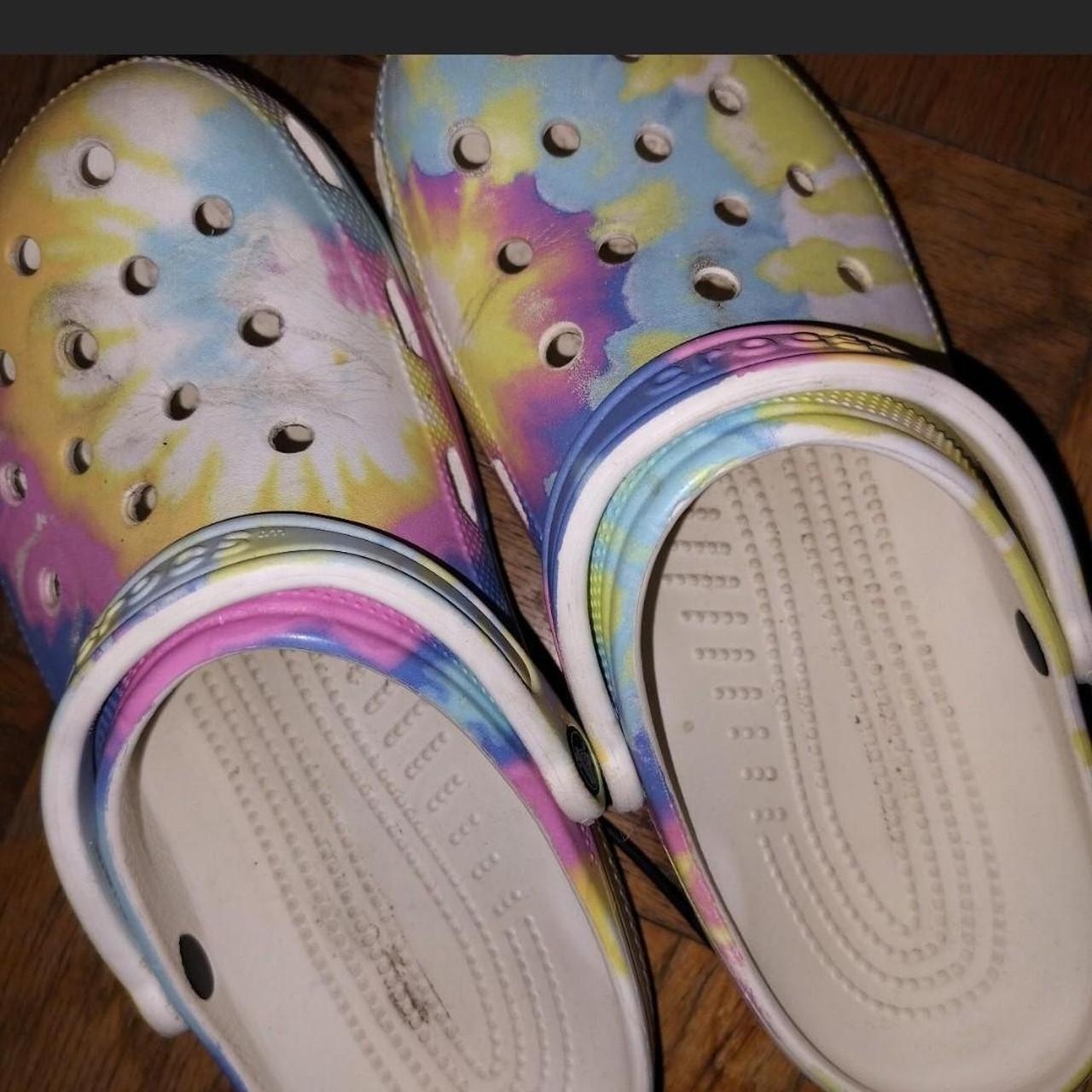 Real Crocs! Used last summer, shows signed of use... - Depop