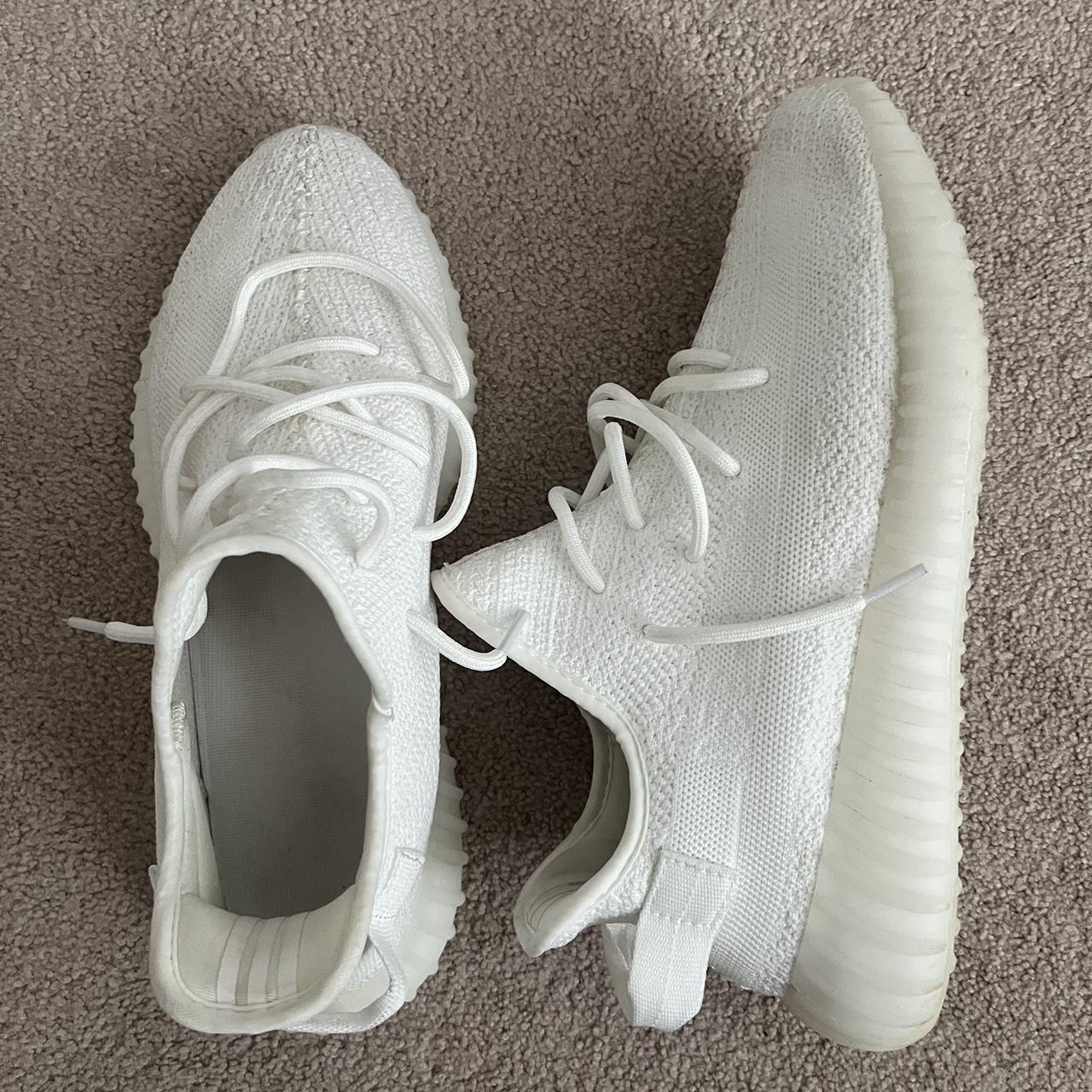 REP** Coke white yeezy 350 Size 11 (TTS) No box 1... - Depop
