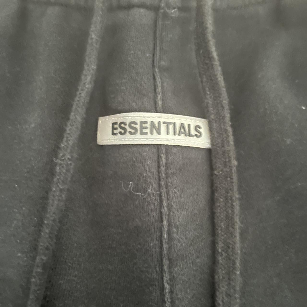 REP** Black essentials shorts Size M Used - great... - Depop