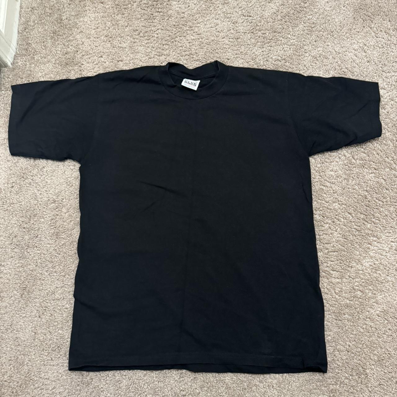 Black pro club heavy material Large Good... - Depop