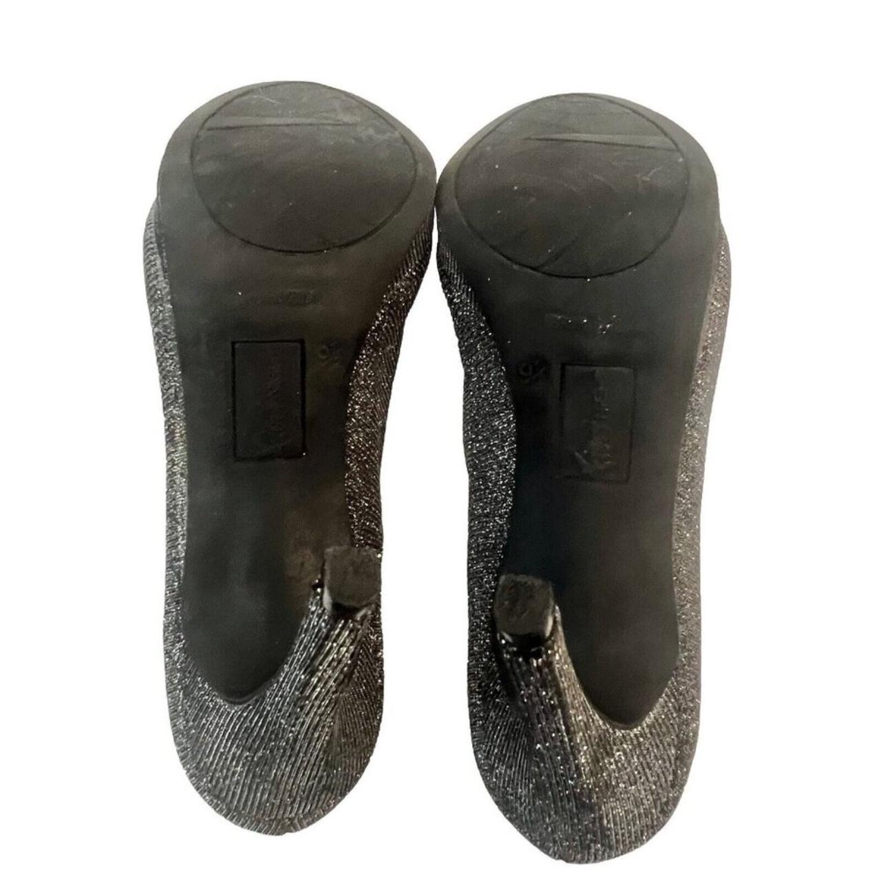 Fioni Night Women’s Heels Size 9.5 Silver Sparkly... | Depop