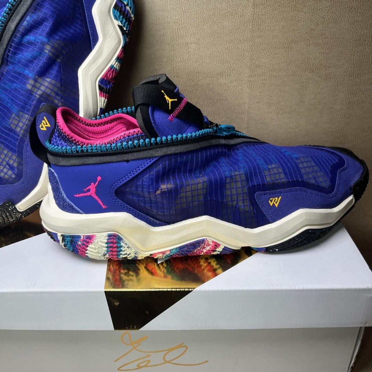 Nike Air Jordan Why Not .6 Size 12 Bright Concord... - Depop