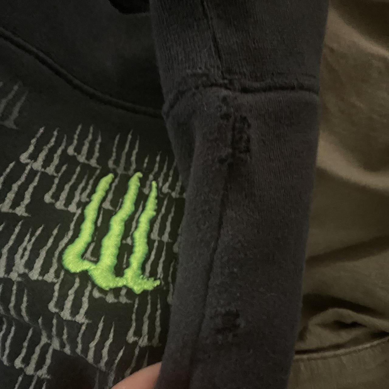 monster energy zip up jacket #y2k #monsterenergy... - Depop